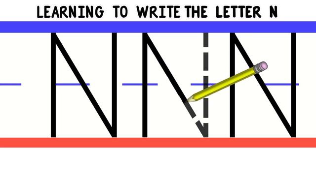Write the Letter N