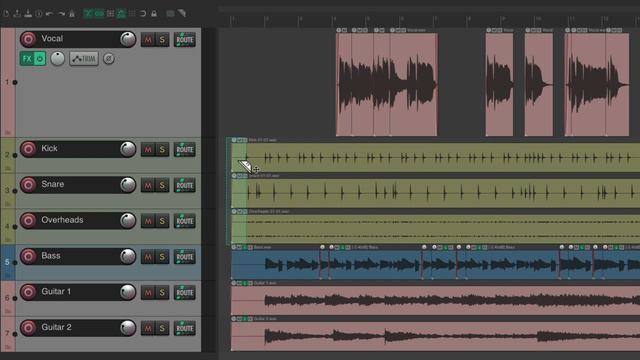Razor Editing and Quick Delete in REAPER