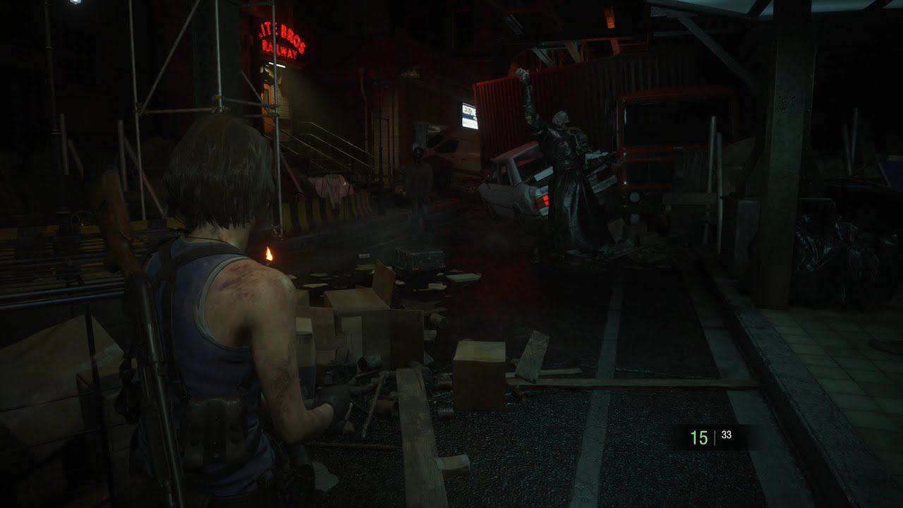 Наше с НИМ первое сражение → Resident Evil 3 Remake #4