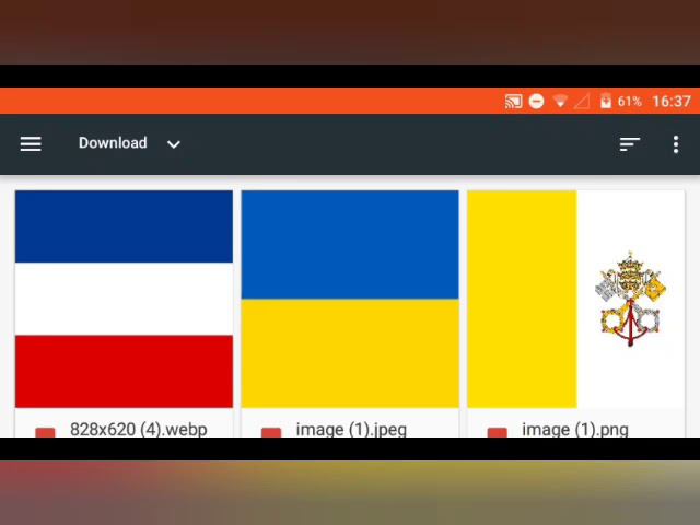 Speed flag №5 Румыно-Украински-Ватиканский флаг.