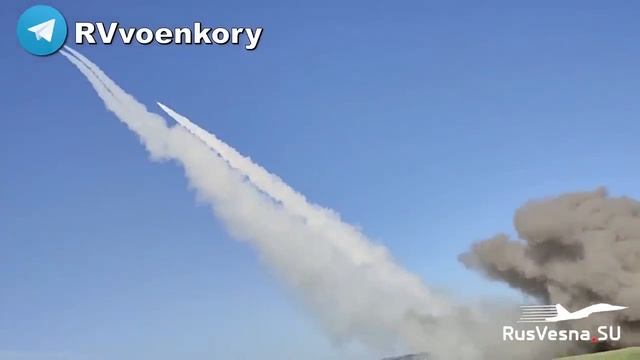 Залп! Реактивная артиллерия армии России в деле денацификации на Украине.mp4