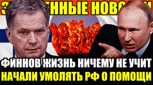 На те же грабли! Финнов жизнь ничему не учит__ Начали умолять Россию умолять о помощи!