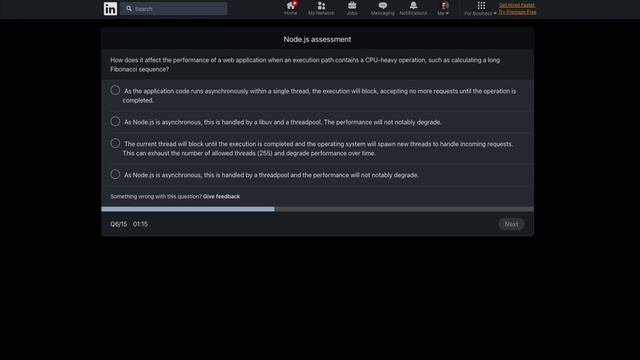 NodeJS Quiz: LinkedIn Skill Assessment Explained – смотреть онлайн видео от JavaScript Веб ...