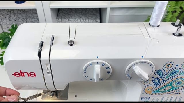 ELNA 1241OK. Заправка верхней нити