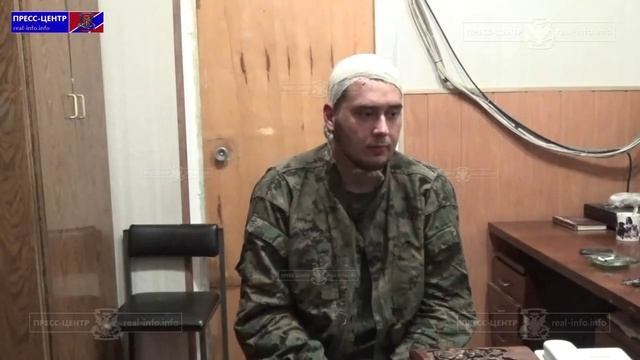 Интервью с пленным бойцом из батальона Айдар , попавший в плен в поселке Хрящеватое.mp4