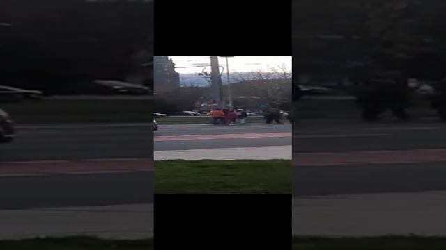 Демонстрация в Дрездене.