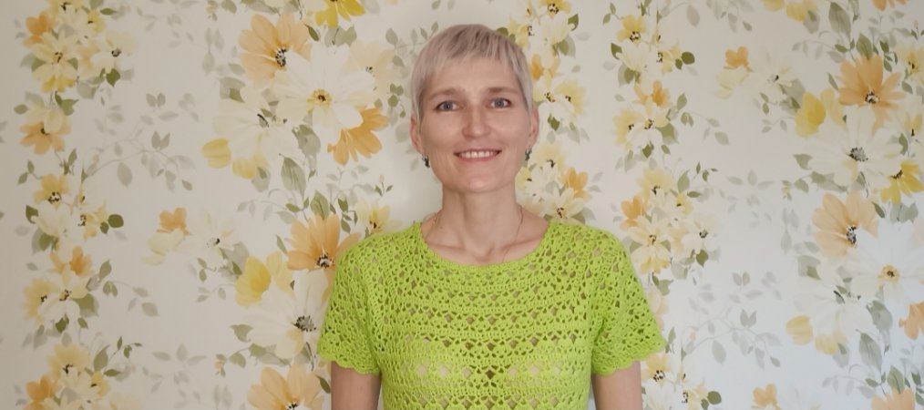 Модели из слонимского полухлопка крючком