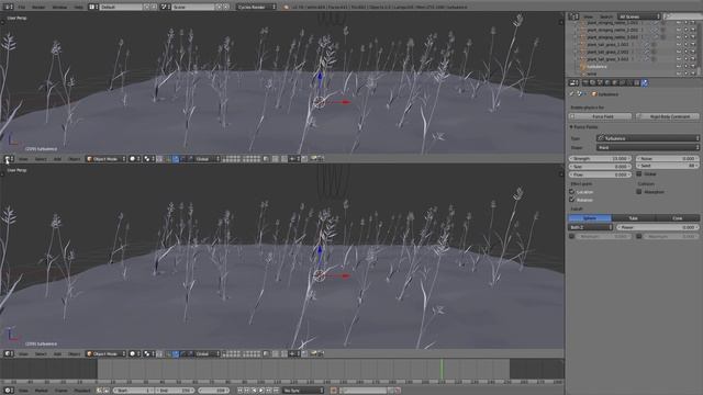 Movie Scene Creation in Blender 3D на русском языке 18 как воспроизвести движение растений