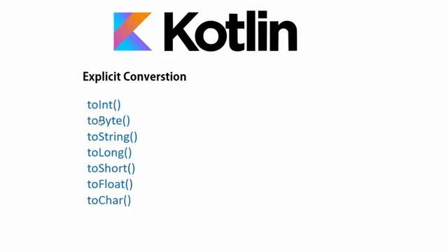 Kotlin Conversions Types In Kotlin Programming 13 смотреть онлайн