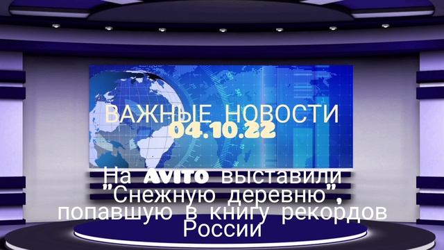 На Avito выставили "Снежную деревню", попавшую в книгу рекордов России