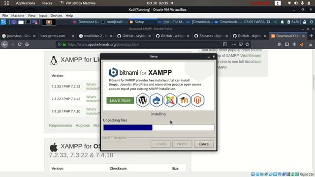 How to install XAMPP in Kali Linux | How to run DVWA bWAPP Mutillidae 2 in Kali Linux using ...