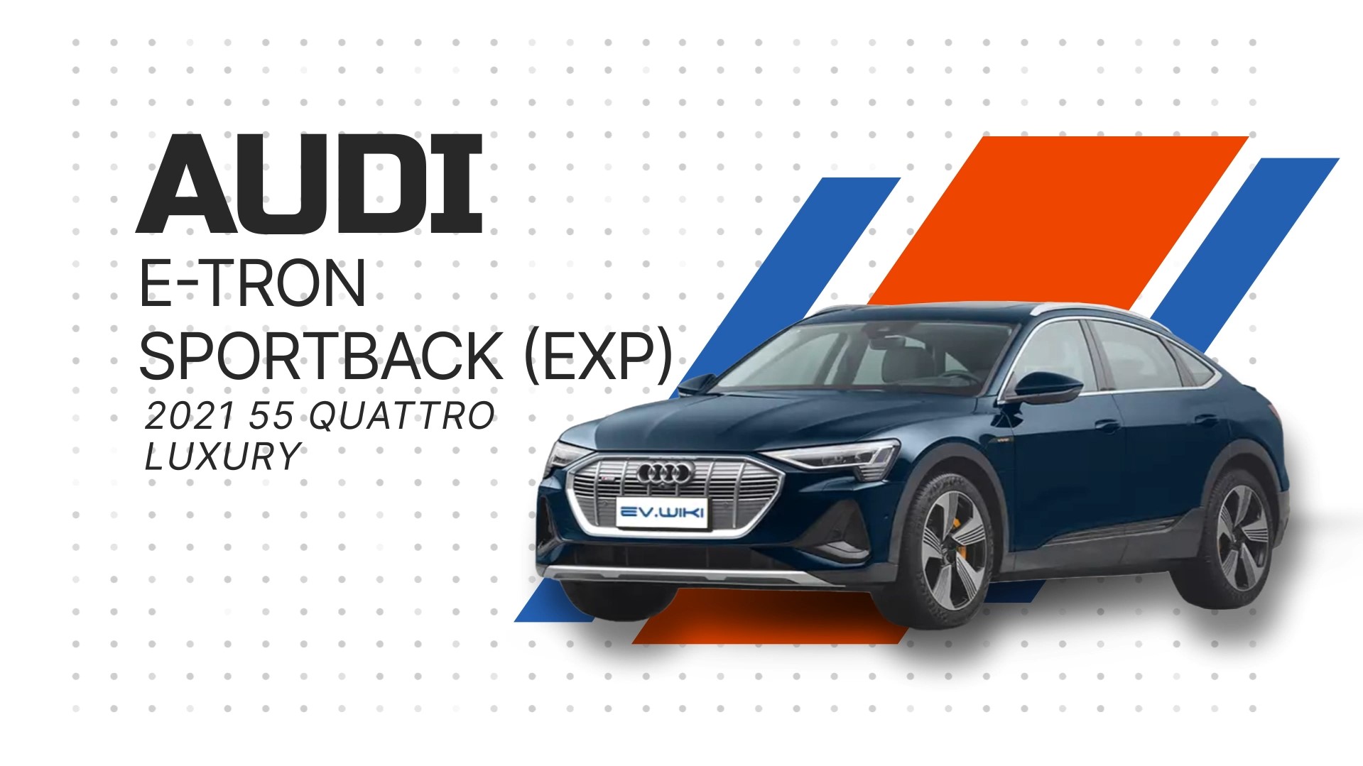 Audi e-tron sportback (EXP) 2021 55 quattro Luxury