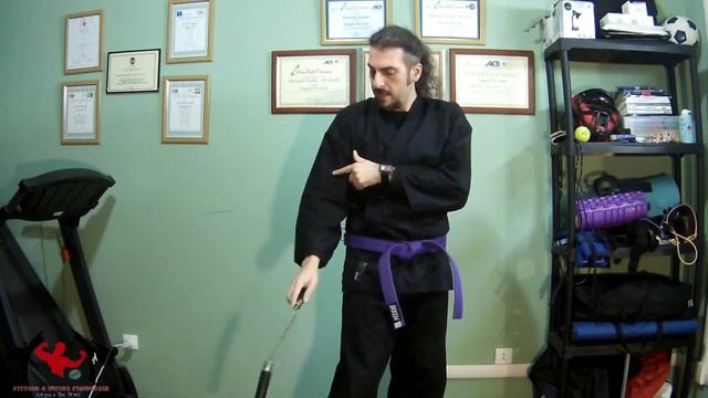 Nunchaku lezione n°10: ROTAZIONI TORNADO CON GIRO ?? ВРАЩЕНИЯ ТОРНАДО С ДЖИРАВОЛТА.mp4