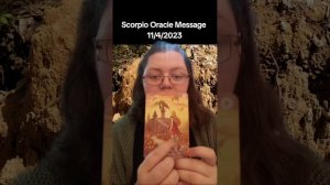 Scorpio Oracle Message 11/4/2023 #scorpio #believeinyourself #oracle #soulshine #tarotreader