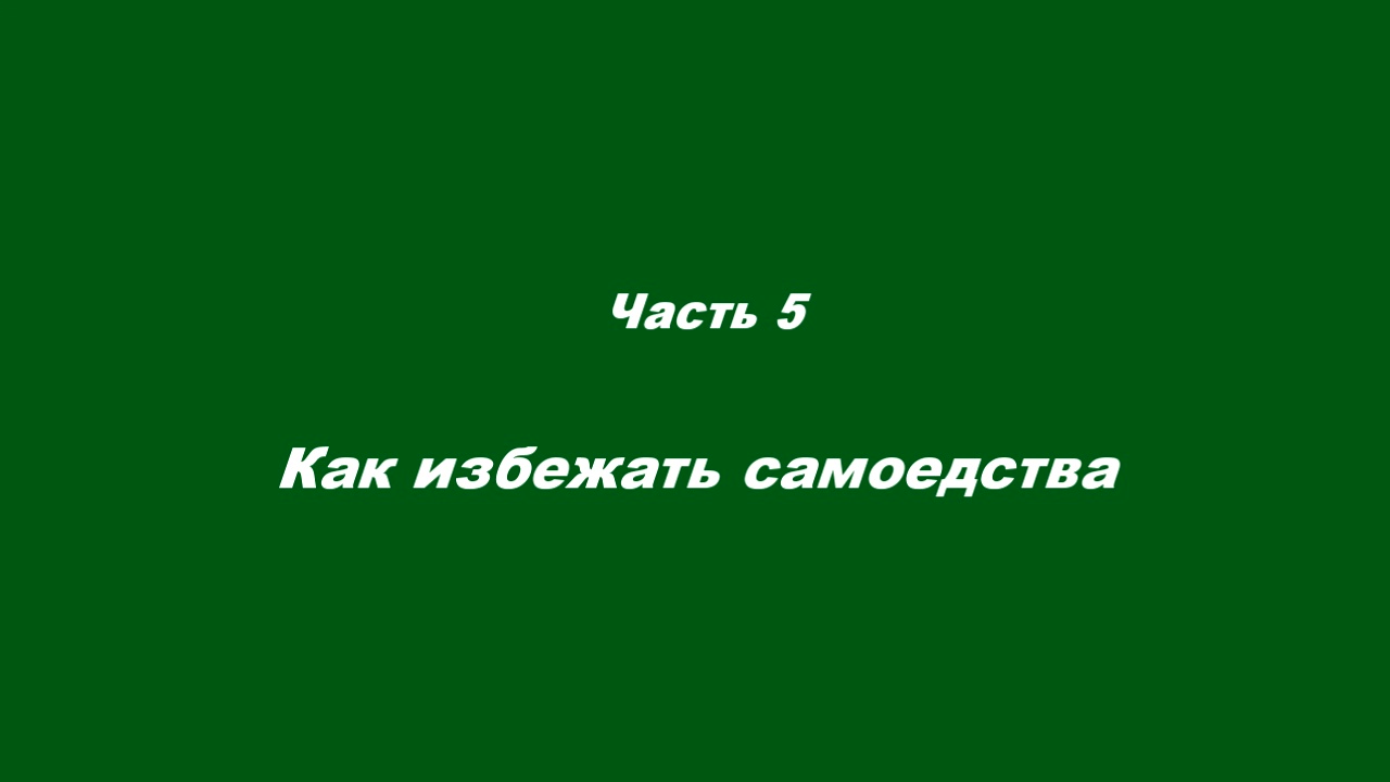 Самоукорение и самоедство. В чём разница?
Часть 5. Как избежать самоедства.