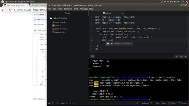 Web Scraping, Escaneando la web con Nodejs – смотреть видео онлайн от «Продвинутый JavaScript ...