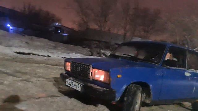 ВАЗ 2107 Дрифт зимой