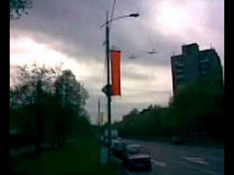 Repetition of Victory Parade 2010 Репетиция парада Победы 2010 (4 мая) Авиационная часть