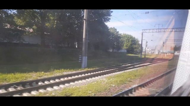 Прибытие поезда № 027 Москва Белорусская - Брест центральный в город Минск.