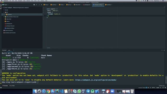 BeeInterns33 Современные технологии Frontend-сборки Webpack | Написание webpack | config | Часть ...