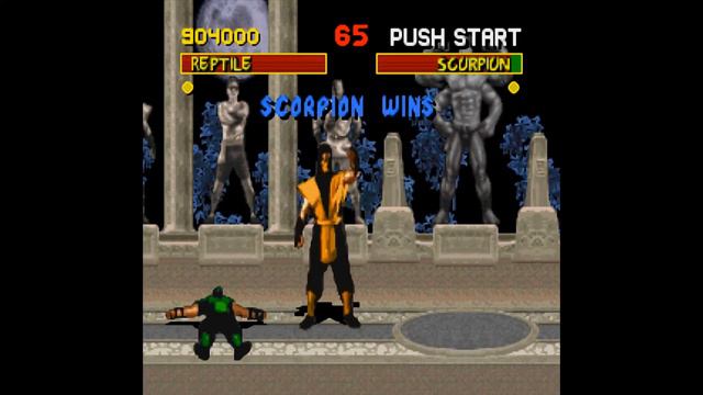 Mortal Kombat 1 (SNES) Reptile Arcade