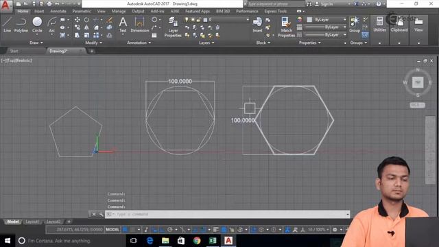 How to Use Ellipse, Polygon & Donut Commands in AutoCAD - Sketching in ...