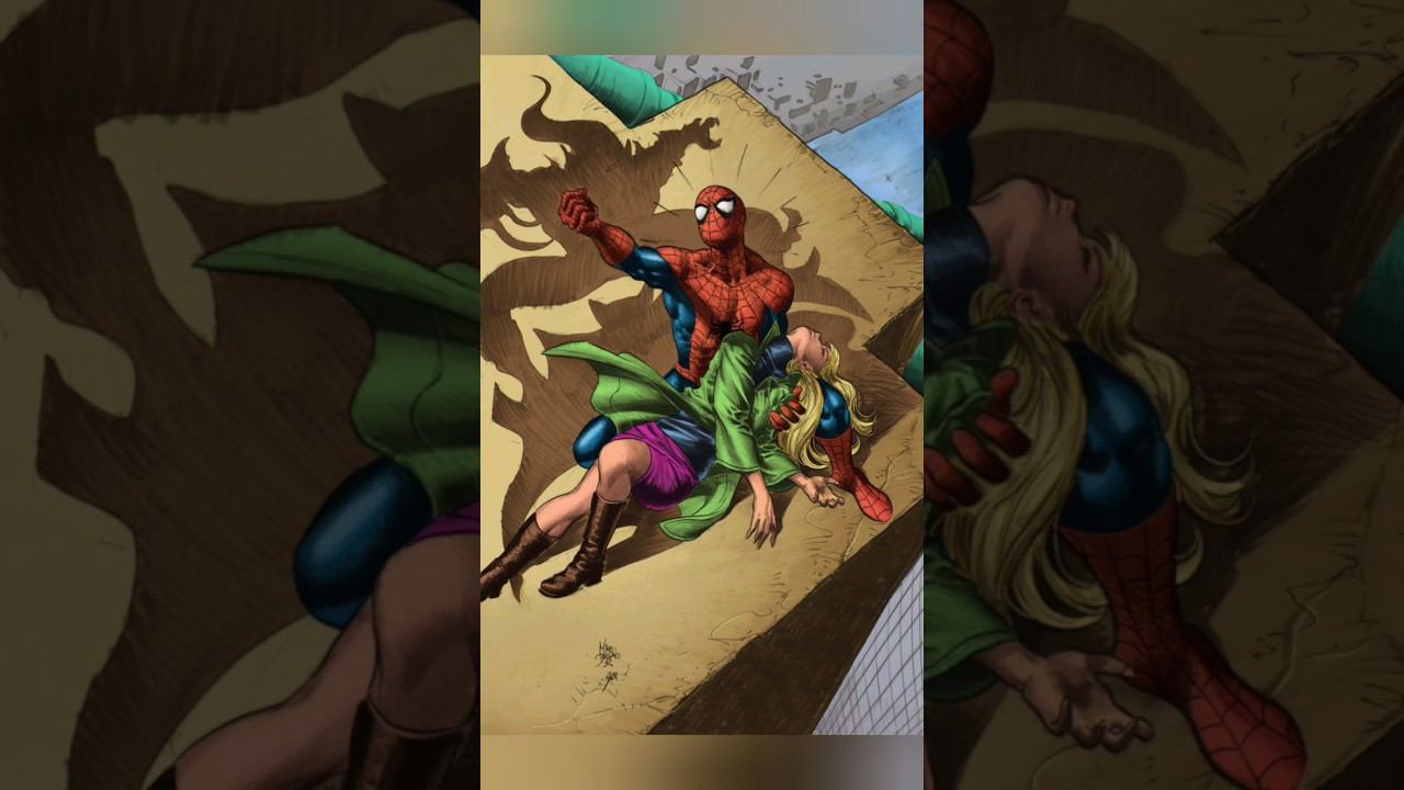 Spiderman and Gwen Stacy #shortsvideo #avengers #comics #spiderman #gwenstacy #love #shorts #рек