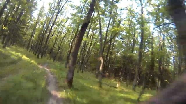 Спуск по обновленному Больничному трейлу