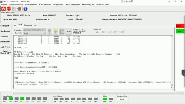 ST2000LM007 1R8174 Seagate Rosewood Portable HDD Partial Sector Access Data Recovery - смотреть ...
