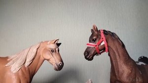 Лошадки schleich играют в правду или действие// Поцелуй моделей? 😯