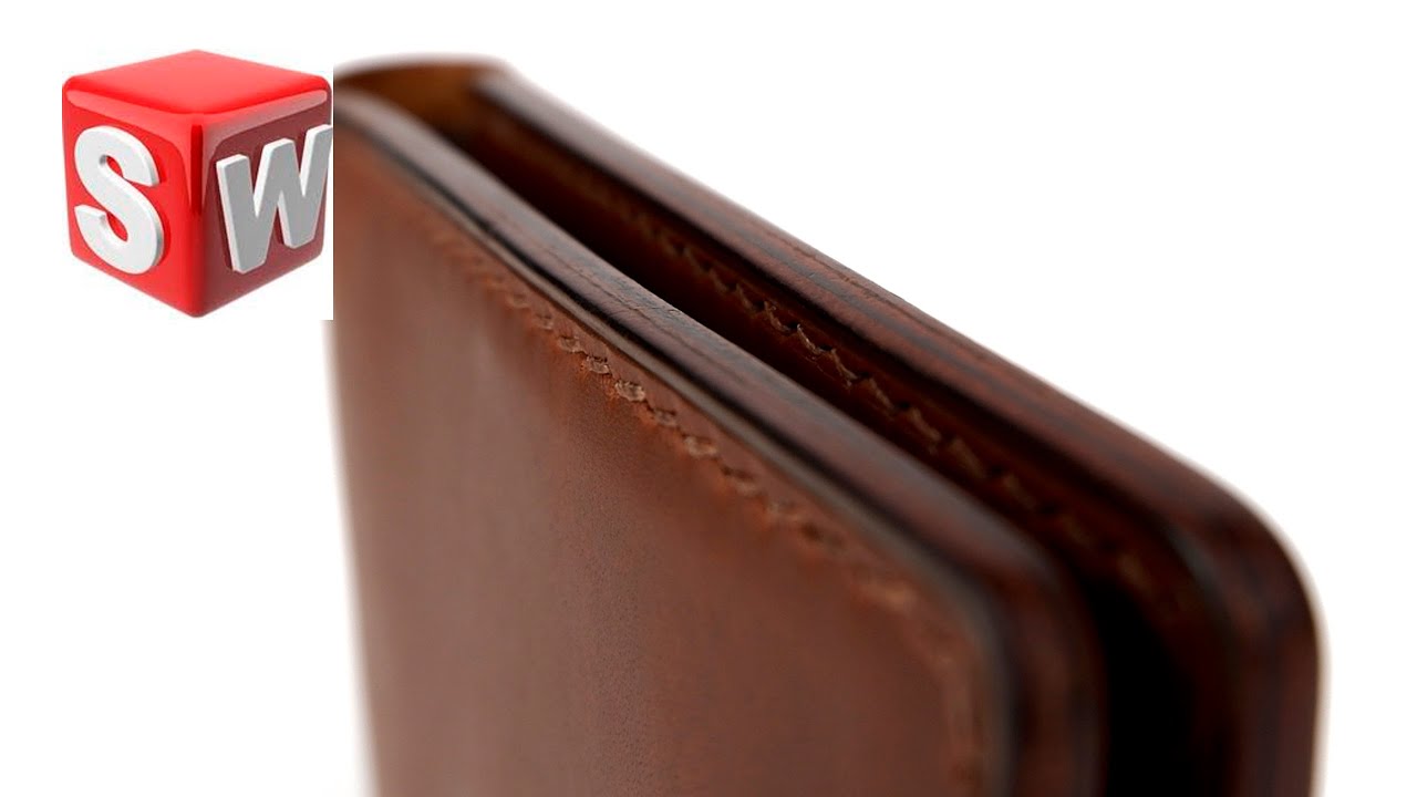 Кошелек бифолд SolidWorks.mp4