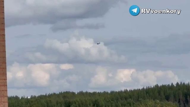 Эпичный взрыв БПЛА ВСУ