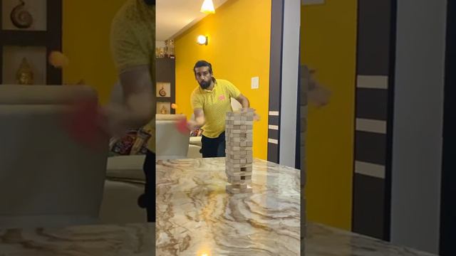 Let’s play Jenga, anyone? #pingpong #trickshot #tabletennis