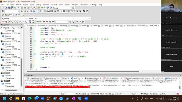 Лето 2024 Средняя группа Пятая лекция Словари и множества