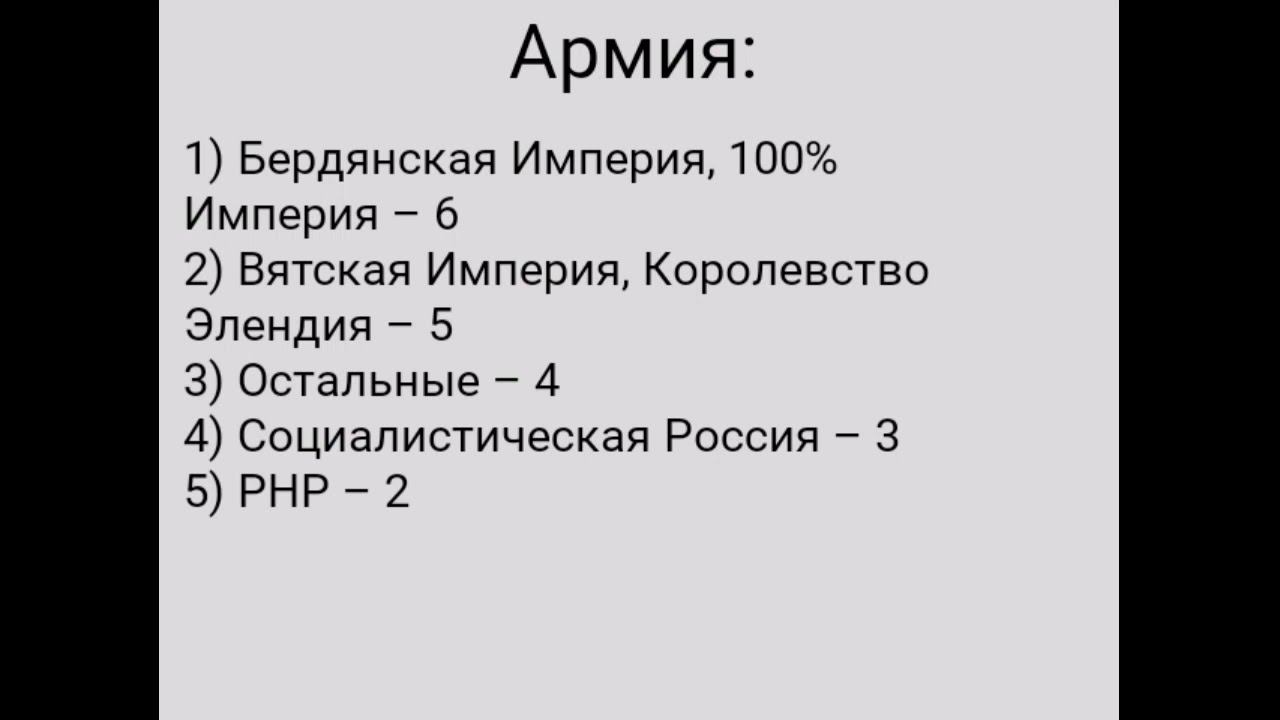 Статистика после 3 хода.