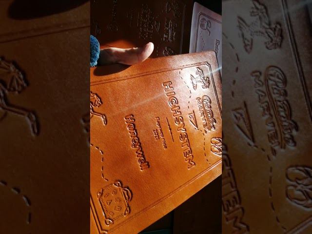 Грамоты для партнёров года. Изделия из кожи. СКСтиль. Видео обзор одной из грамот.