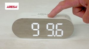 Распаковка радиочасов / Unpacking of radio clock ARESA AR-3910