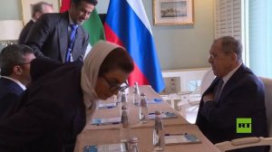 وزير الخارجية الروسي سيرغي لافروف يستقبل نظيره الإماراتي عبد الله بن زايد آل نهيان في جنوب إفريقيا