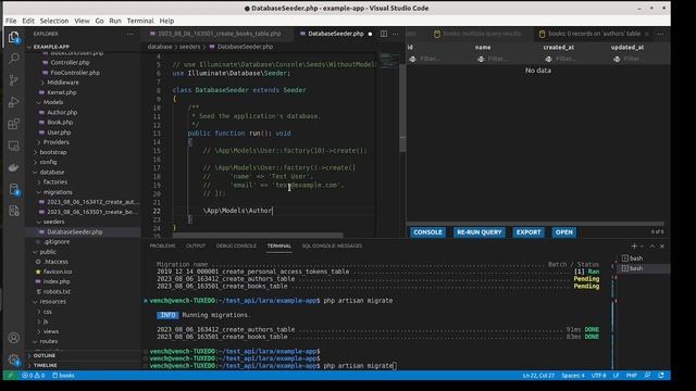Объясняю на пальцах про миграции и модели в Laravel