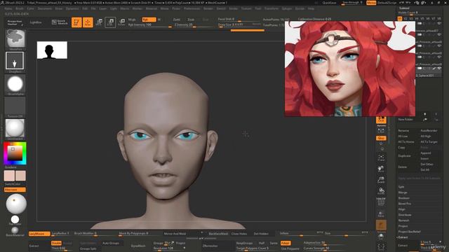 9. Blocking Eyebrows