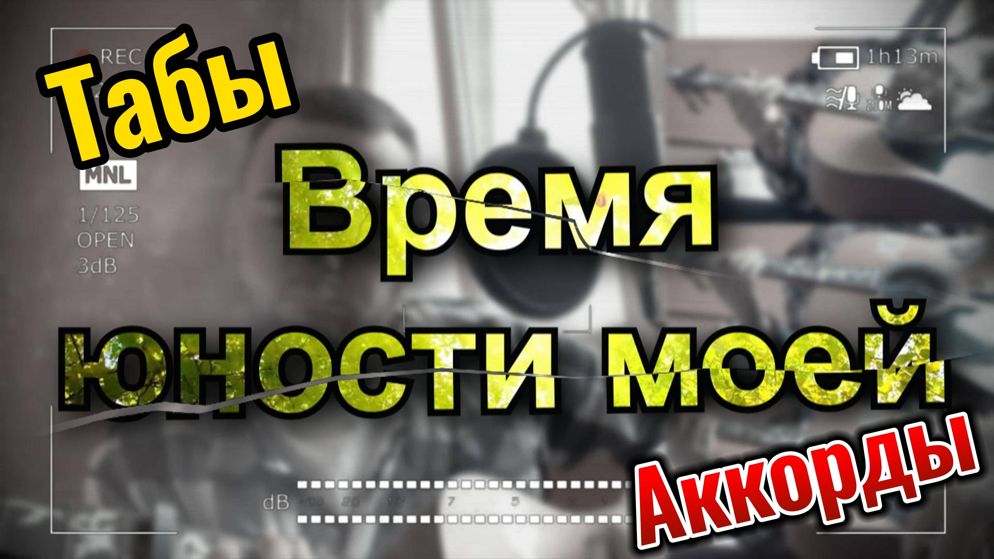 🎸Время юности моей (+ Guitar Pro file)🦦
