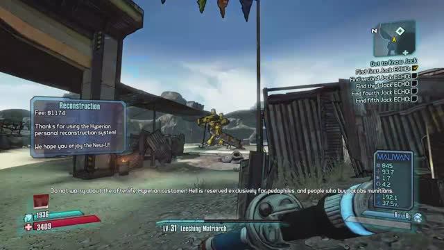 Borderlands 2 Майя #28. Arid Nexus Badlands. Saturn