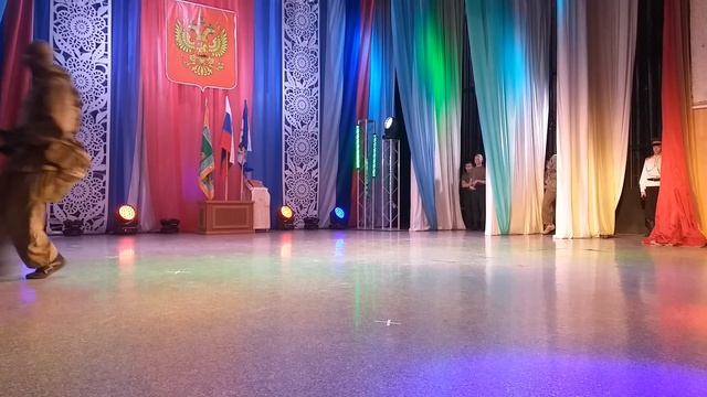 Показательное выступление казаков подразделения Диверсант