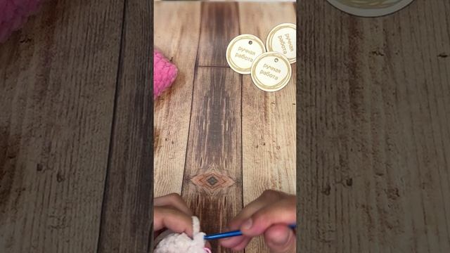 Смотрите какая зайка получилась! Игрушки амигуруми