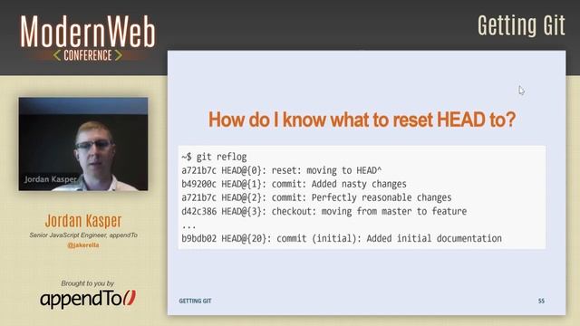 Modern Web Conference 2014 - Getting Git - Jordan Kasper – смотреть ...