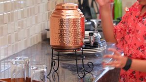 Ezmall | Copper Water Dispenser with Stand