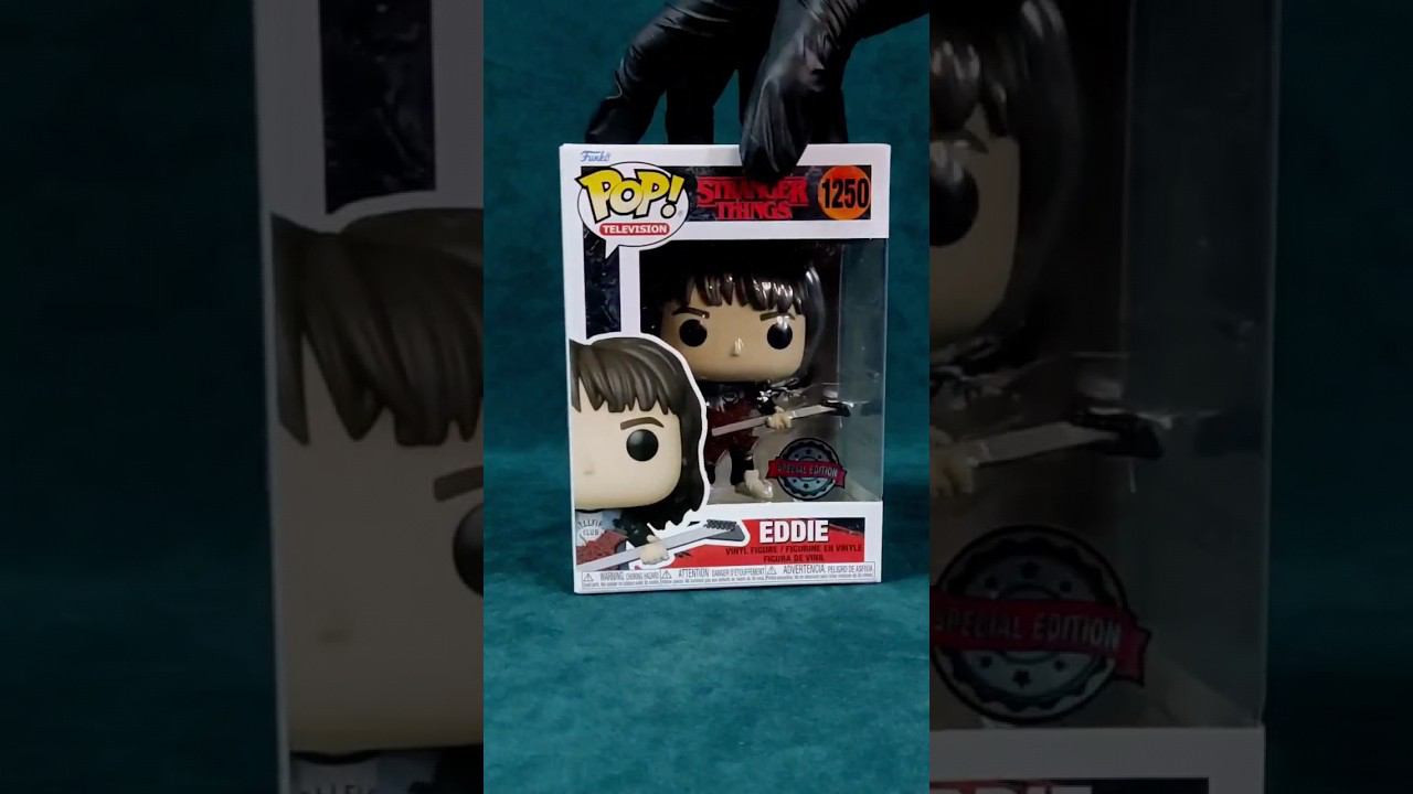 #funko POP! Stranger Things: Eddie 1250 | Эдди #обзор #оченьстранныедела #распаковка #shorts