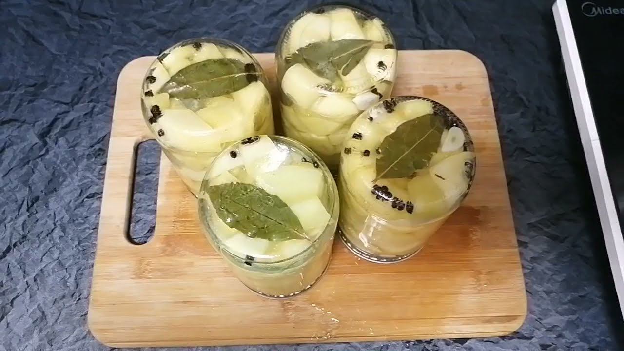 Кабачки маринованные на зиму.
