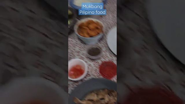 Filipino food mukbang with friends in America #short #america #kinilaw