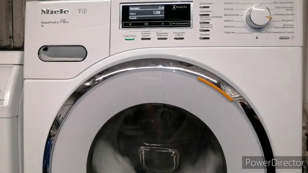 Сушильная машина Miele не сушит, выдает ошибку